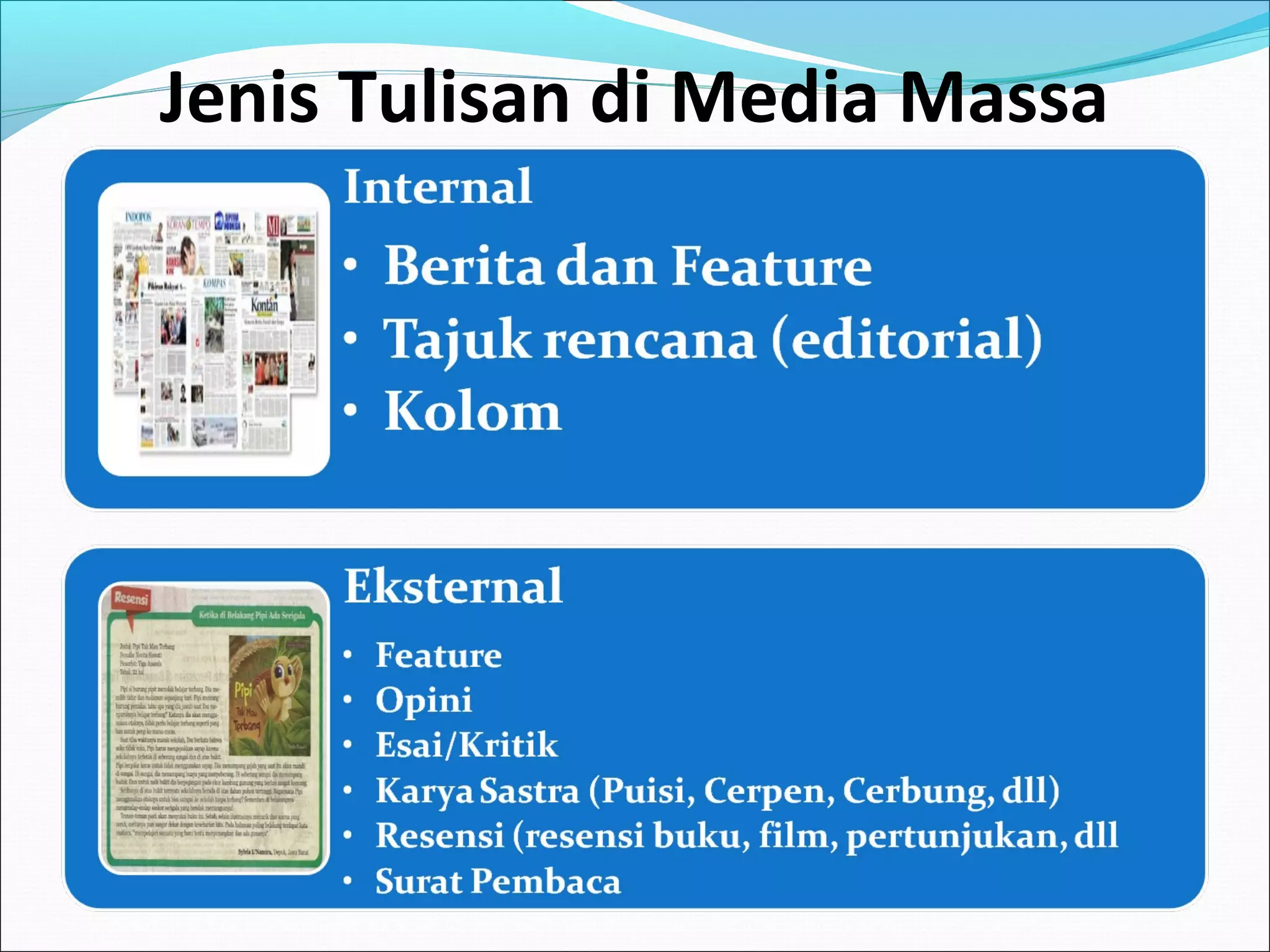 Menulis di Media Massa | PPT