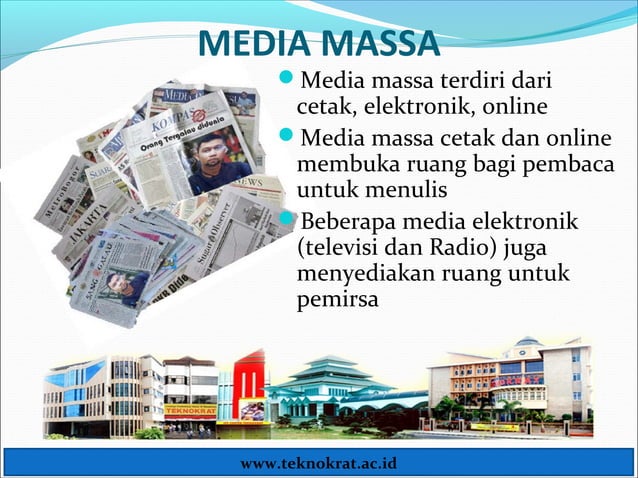 Menulis di Media Massa | PPT