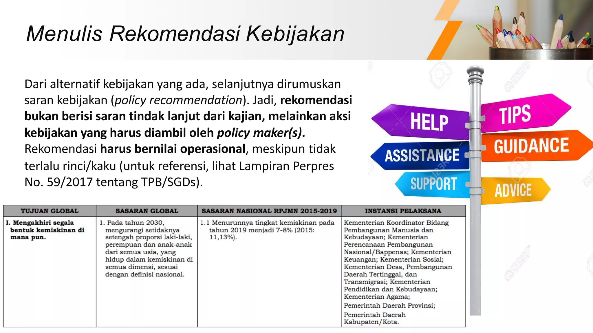Menulis Naskah Rekomendasi Kebijakan | PDF
