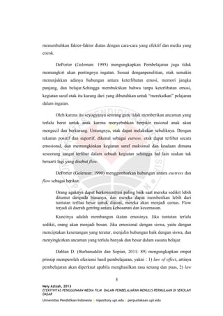 Menulis permulaan | PDF