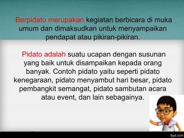 Menulis pidato | PPTX