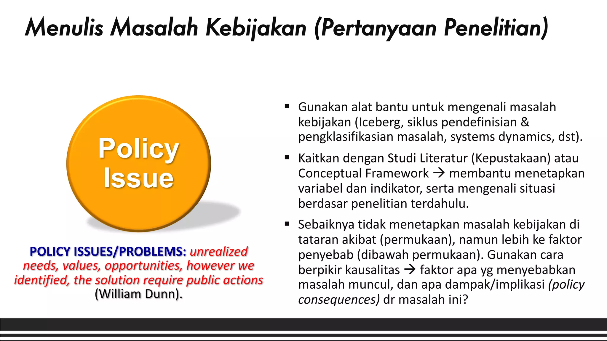 Menulis Policy Paper dan Policy Brief | PDF