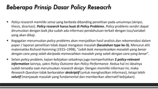 Menulis Policy Paper dan Policy Brief | PDF