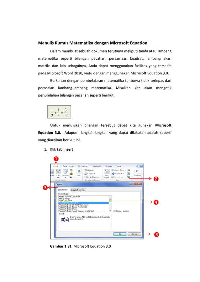 Menulis rumus matematika | PDF
