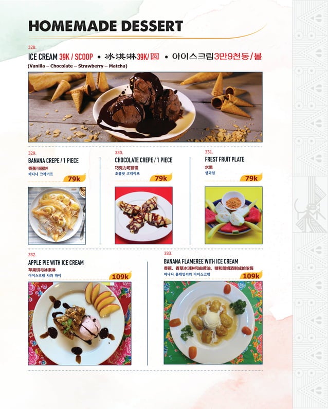 Menu Lua Dai Viet Restaurant update 01-2023 | PDF