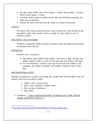 Research Report Writing | PDF