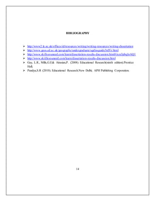 Research Report Writing | DOCX