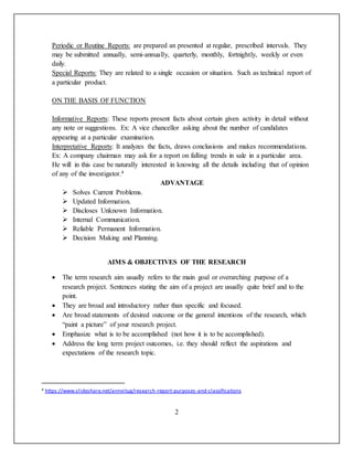 Research Report Writing | PDF