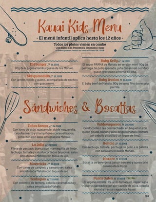 Menu Mahalo On The Slopes 2020-2021 | PDF