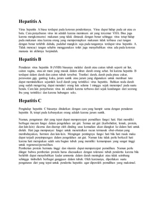 Menu makanan untuk penderita hepatitis | DOCX