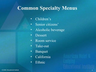 Menu merchandising and menu planning.ppt