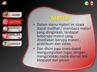 Menu murid | PPT