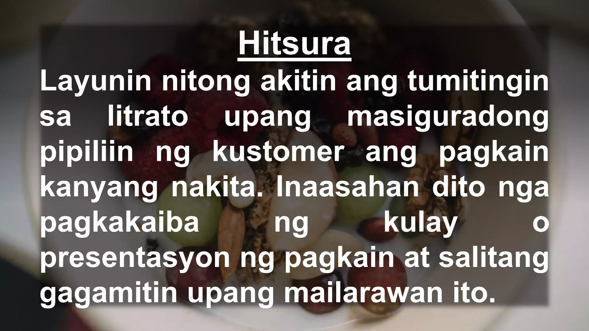MENU NG PAGKAIN_pptx | PPTX