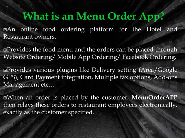 Menu Order App – Restaurant food ordering system | Restaurant Online ...