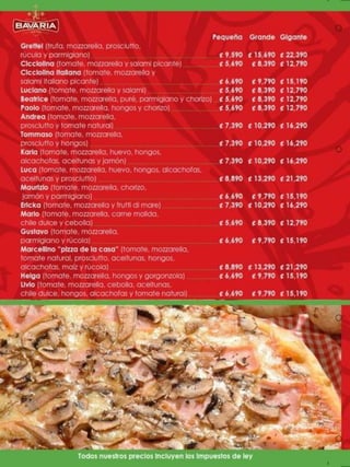 Menu pane e vino | PPTX