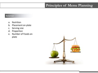 Menu planning by M.Naveen Kumar | PPT