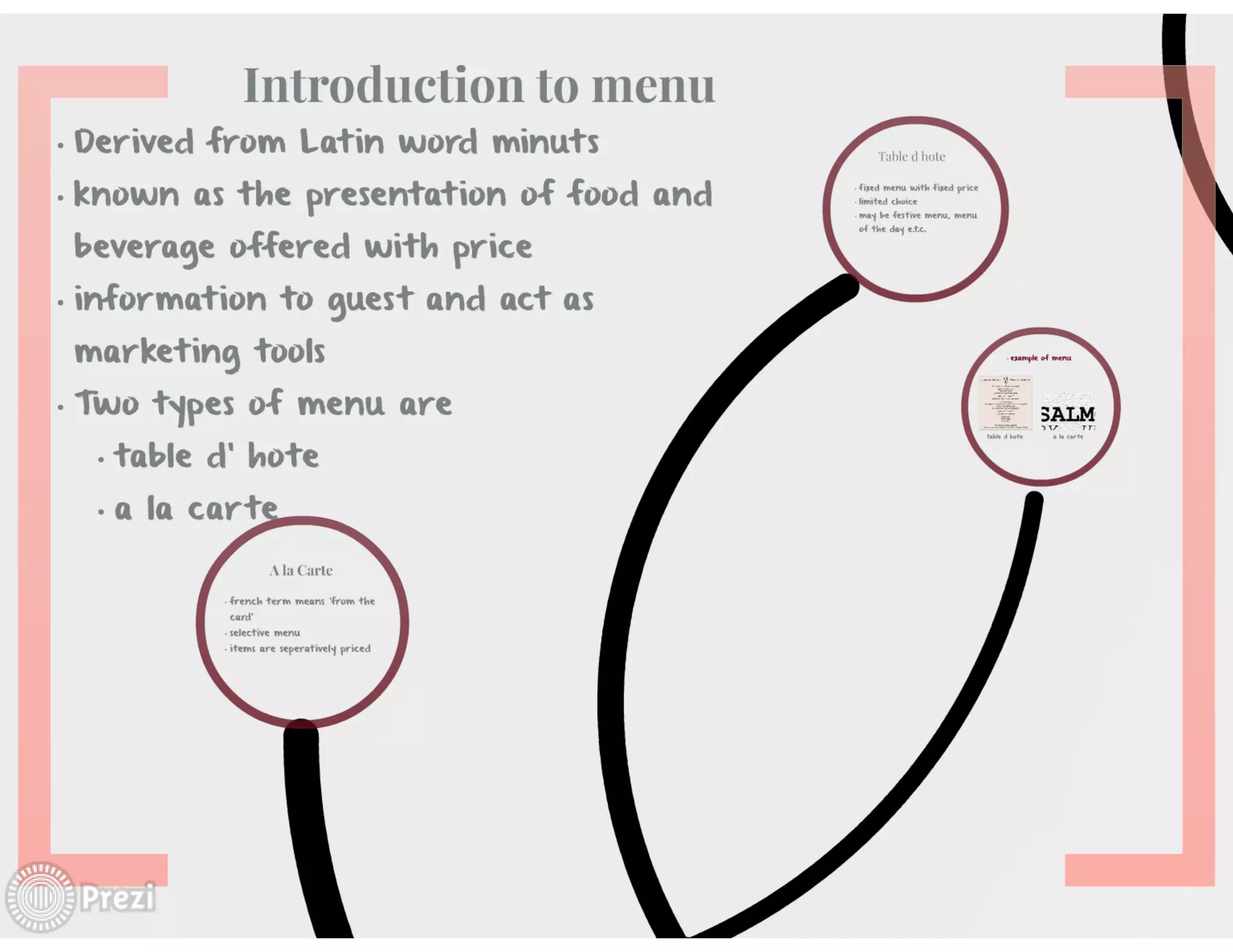 Menu plannings and menu engineering | PPT