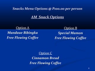 Menu quotation | PPT