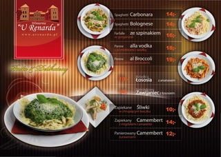 Menu renard | PDF