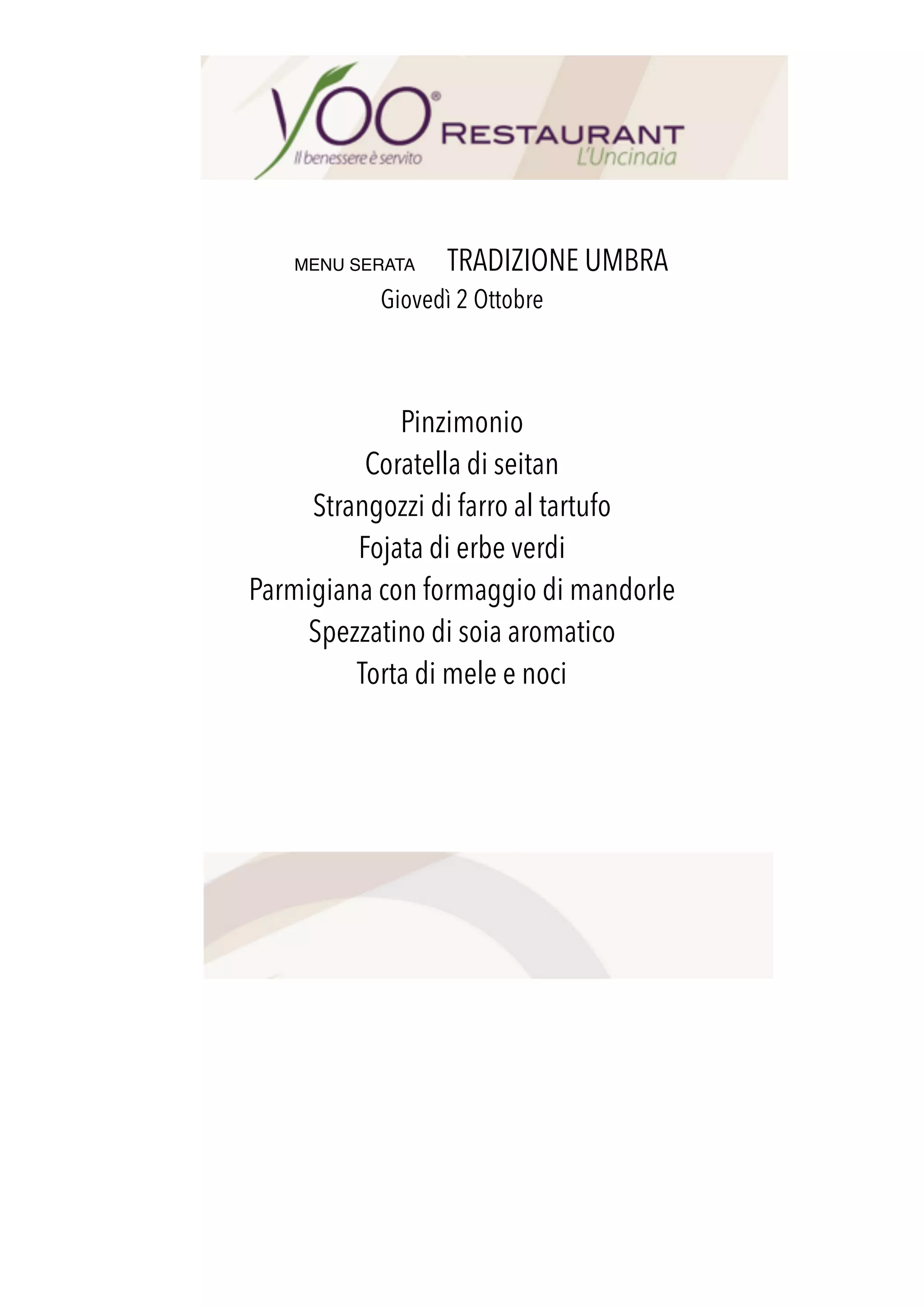 Menu serata tradizione umbra | PDF