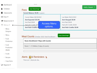 Menus Getting Started.ppt