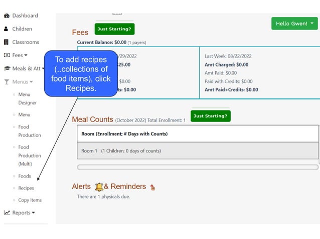 Menus Getting Started.ppt