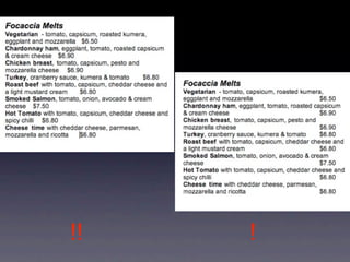 LP Menu Layout | KEY