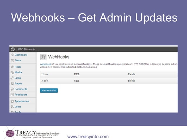 WordPress Menus, Settings & Links | PPTX