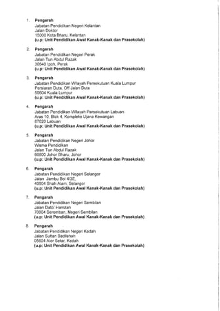 Menu Standard Prasekolah KPM | PDF