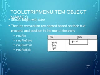 Menu stripe | PPTX | Operating Systems | Computer Software and Applications