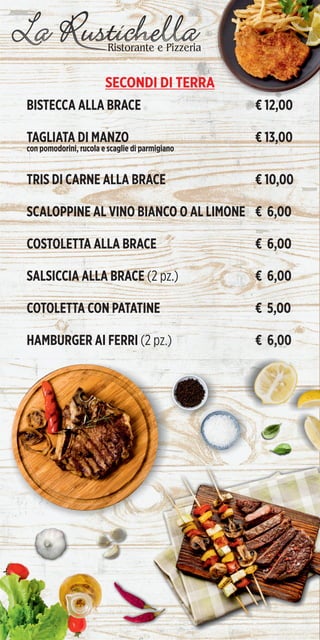 Ristorante Pizzeria La Rustichella - Quarto (NA) - Menu tavolo | PDF