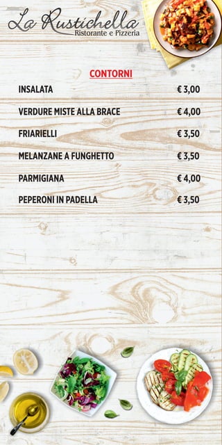 Ristorante Pizzeria La Rustichella - Quarto (NA) - Menu tavolo | PDF