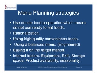 Menu the foundation for control [compatibility mode] | PPT