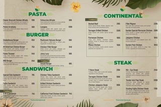 Menu The Garden Spice. | PDF