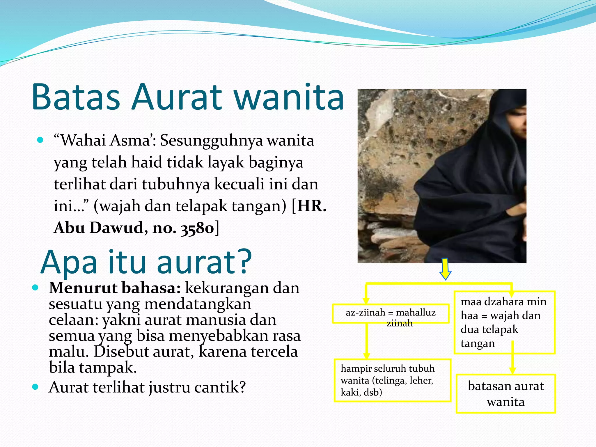 Menutup Aurat yang Benar - Sesuai Syariah .PPT