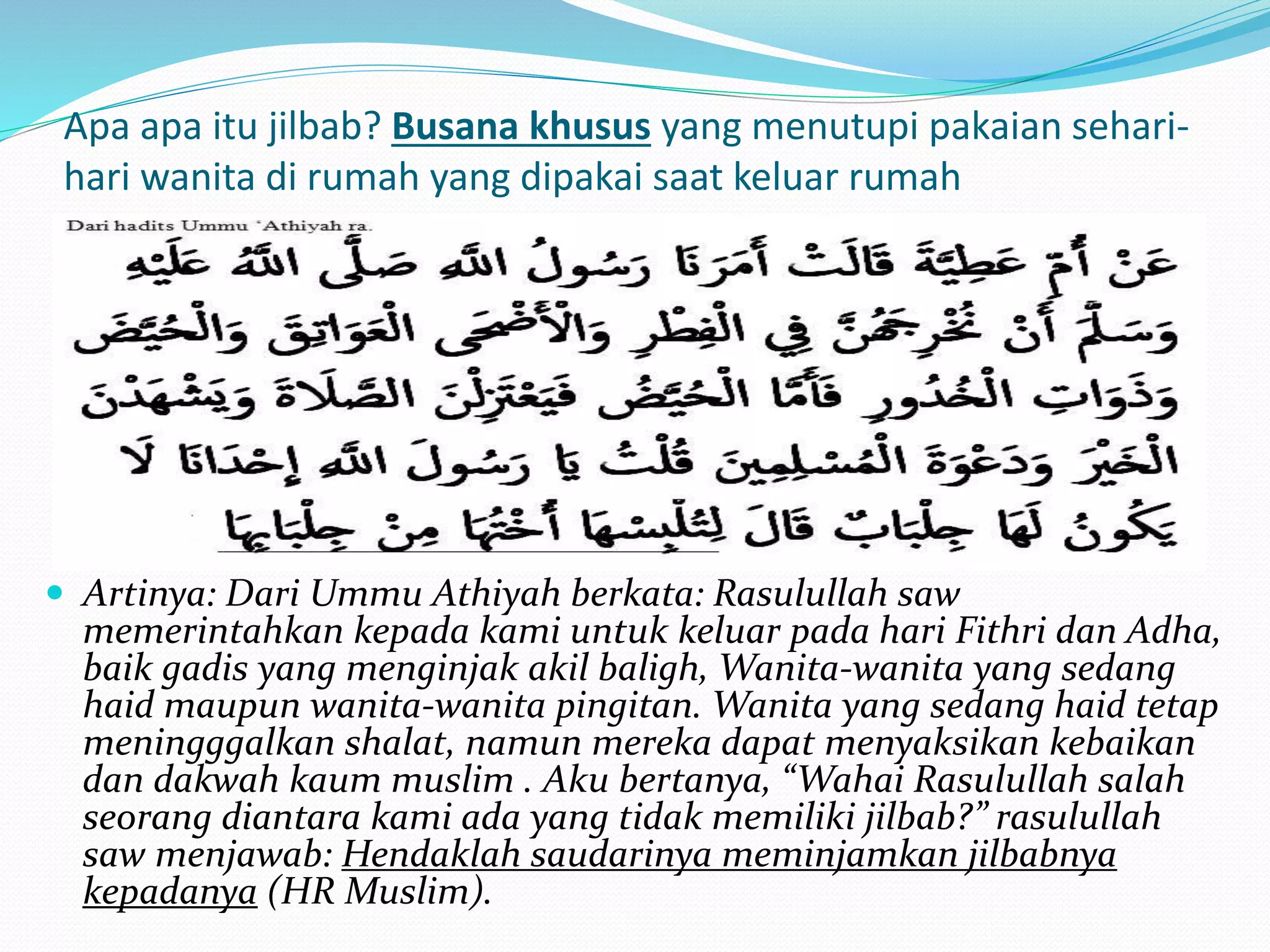 Menutup Aurat yang Benar - Sesuai Syariah .PPT
