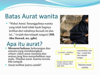 Menutup Aurat yang Benar - Sesuai Syariah .PPT