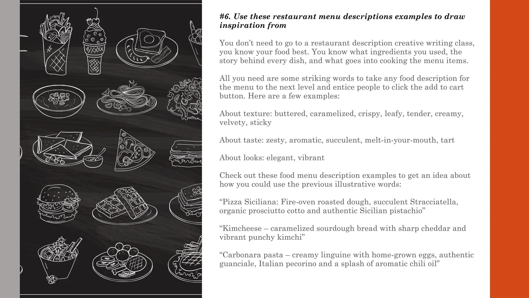 How to write effective Menus in Hospitality | PPTX