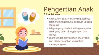 Menyayangi Anak Yatim Presentasi Kuning dan Oranye Ilustratif dan ...