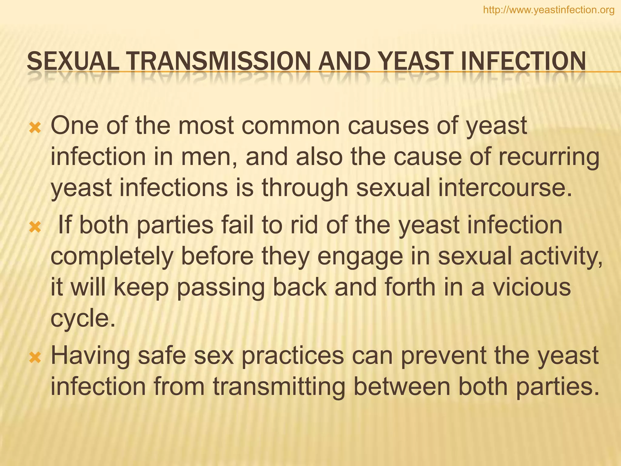 The Truth about Men & Yeast Infection | PPTX