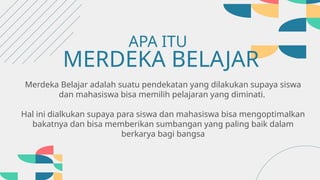 Pemahaman tentang apa itu merdeka belajar.pptx