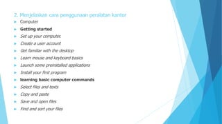 Describing Office Equipment | PPTX