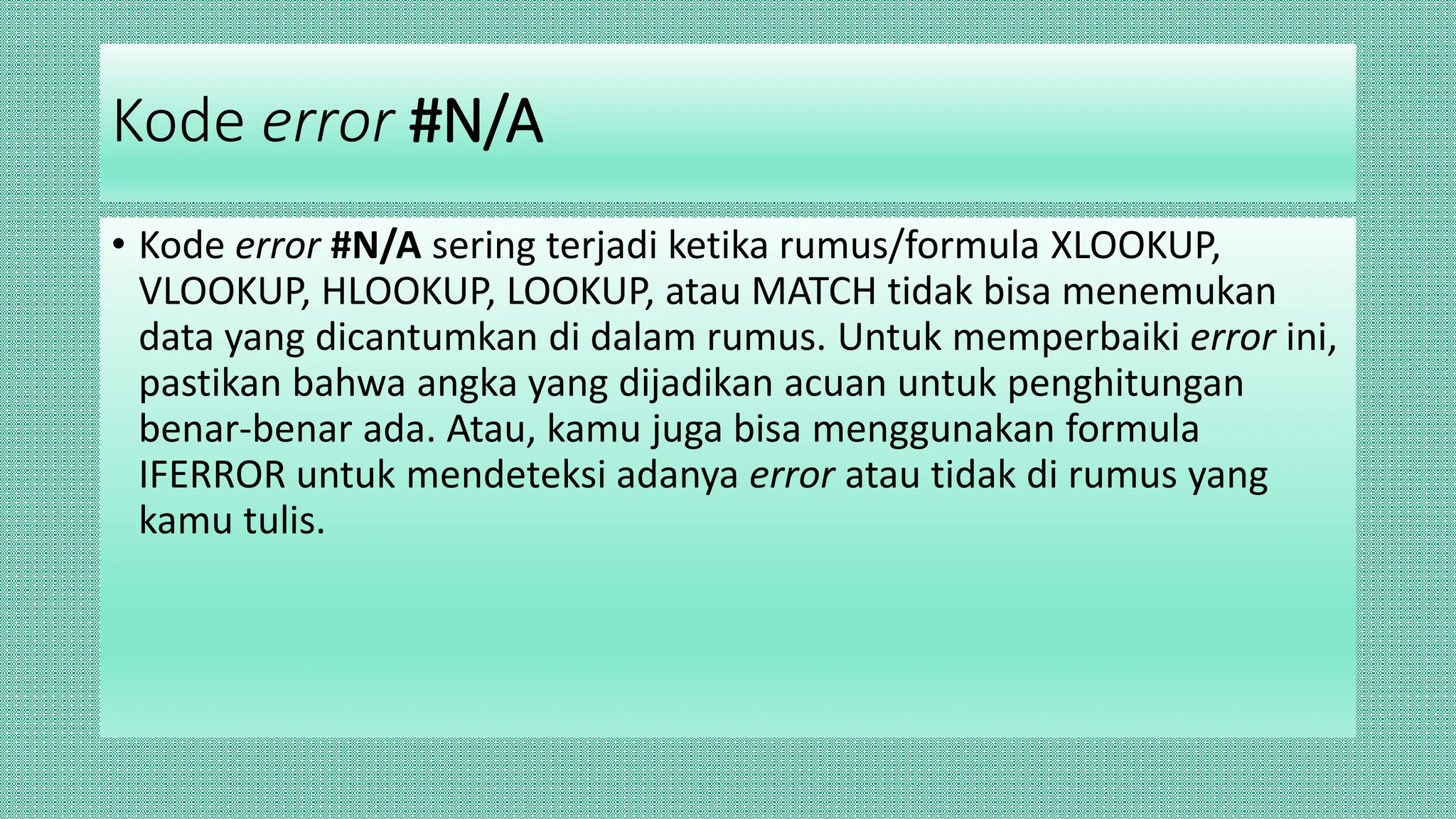 Menyelesaikan masalah rumus pada excel.pptx