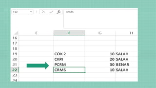 Menyelesaikan masalah rumus pada excel.pptx
