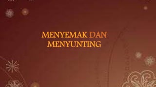 Menyemak dan menyunting | PPT