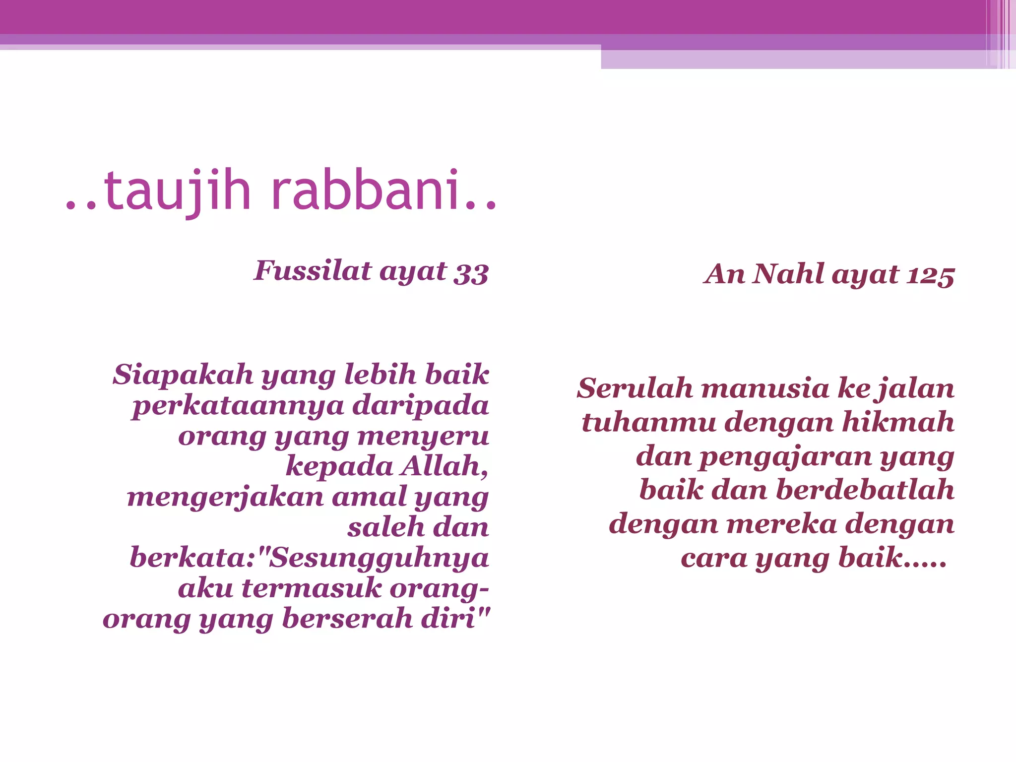 Menyentuh hati dengan hati | PPT