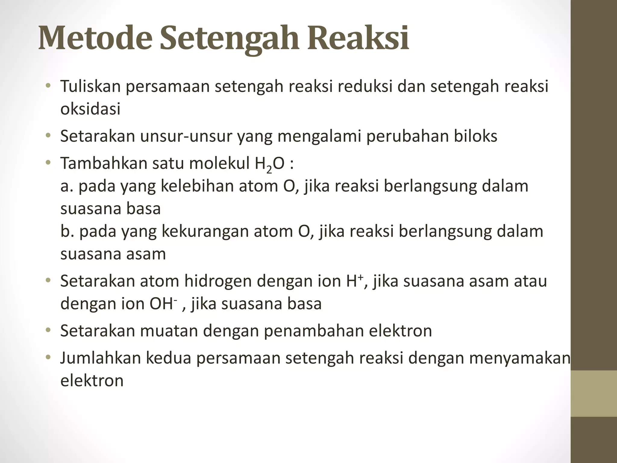 Menyetarakan Reaksi Redoks.pptx