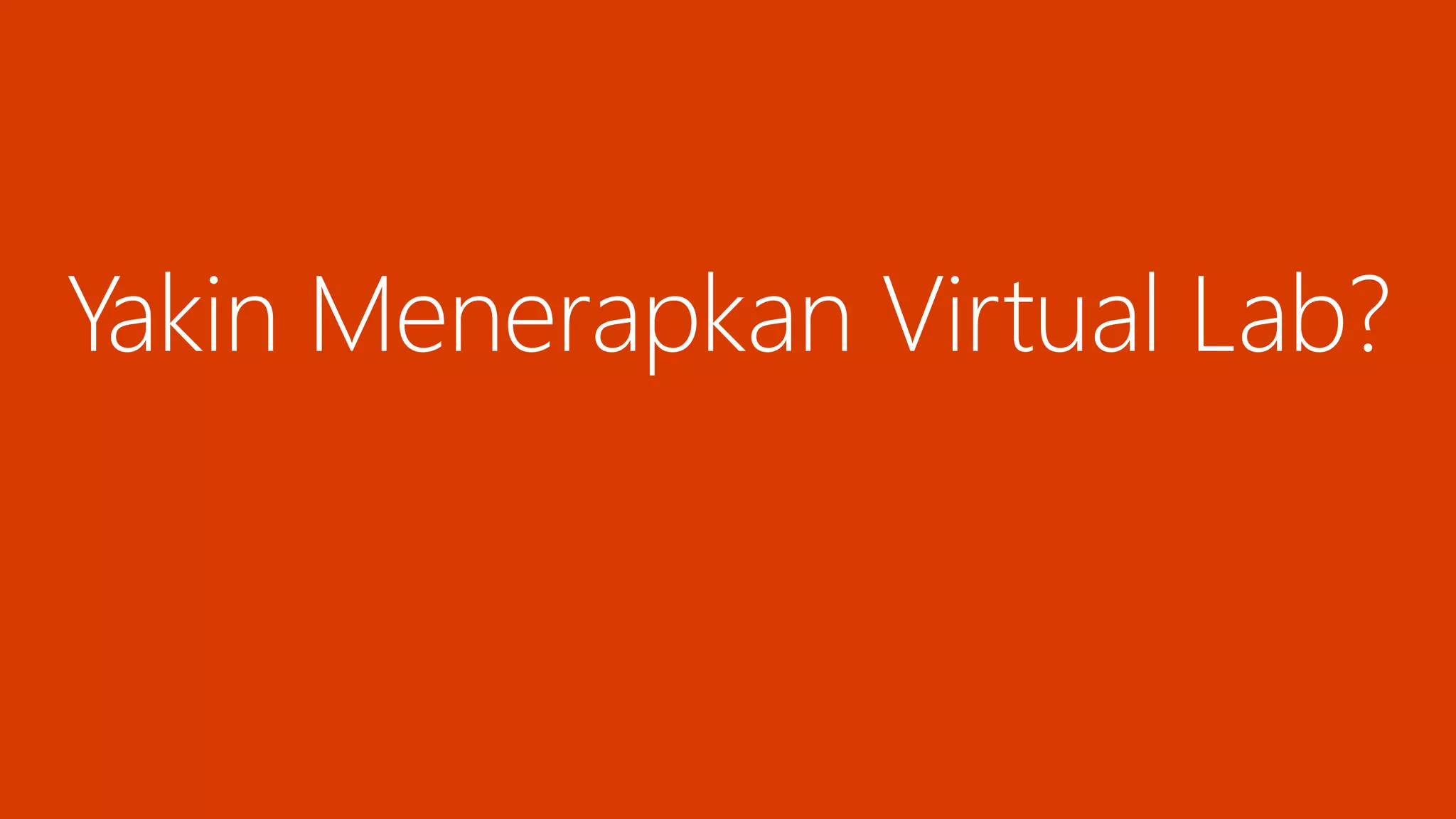 Menyiapkan lab virtual | PPT | Free Download