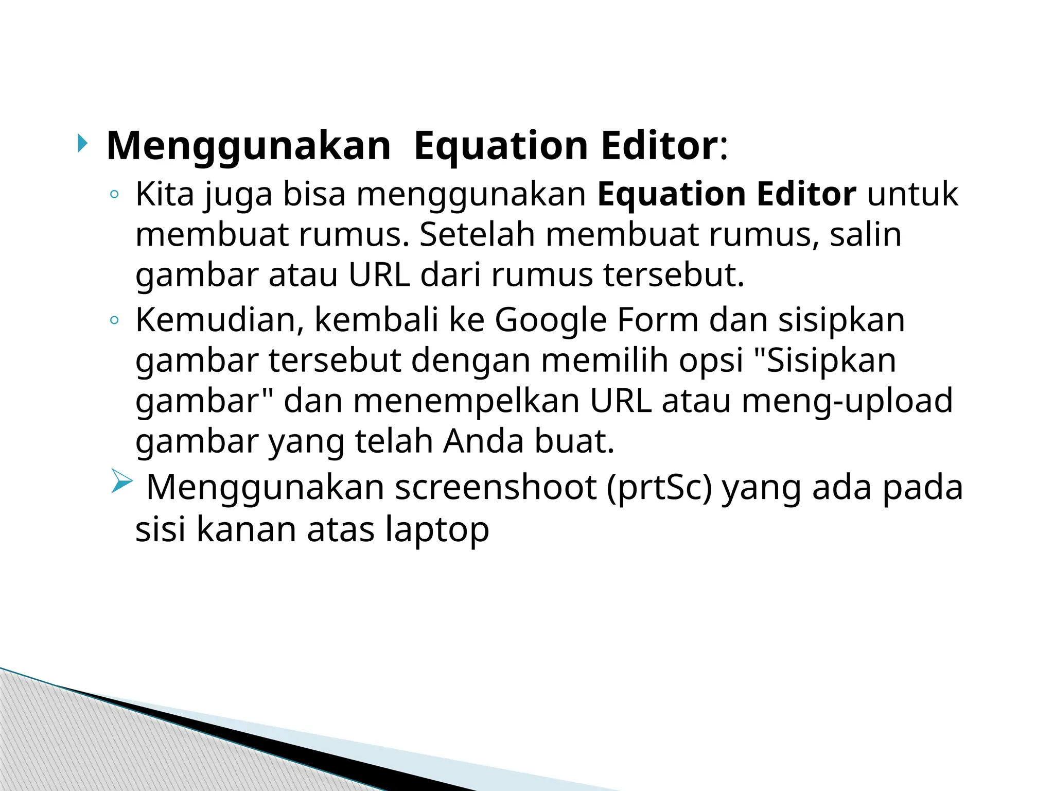 Menyisipkan Rumus matematika, Gambar,Audio,Vidio dan Link di Google ...
