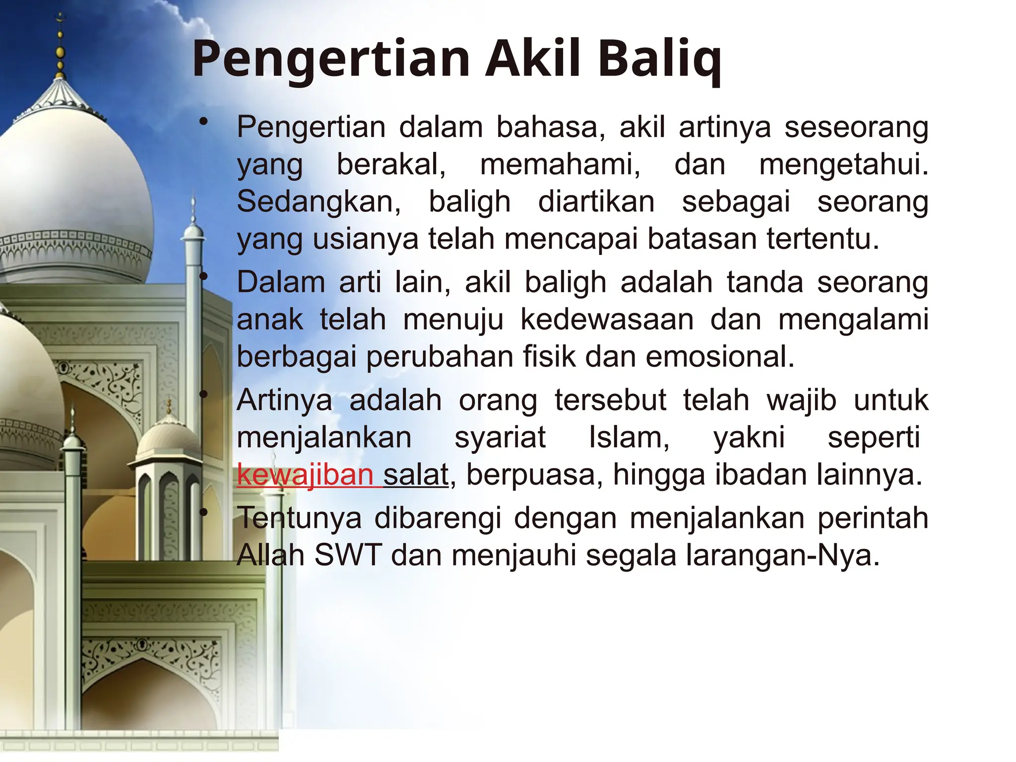 PPT Materi Menymbut Masa Baliq kelas IV. | PPTX